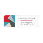 Mid Century Modern Retro Address Label | Zazzle.com