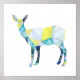 Geometric Deer Animal Poster | Zazzle