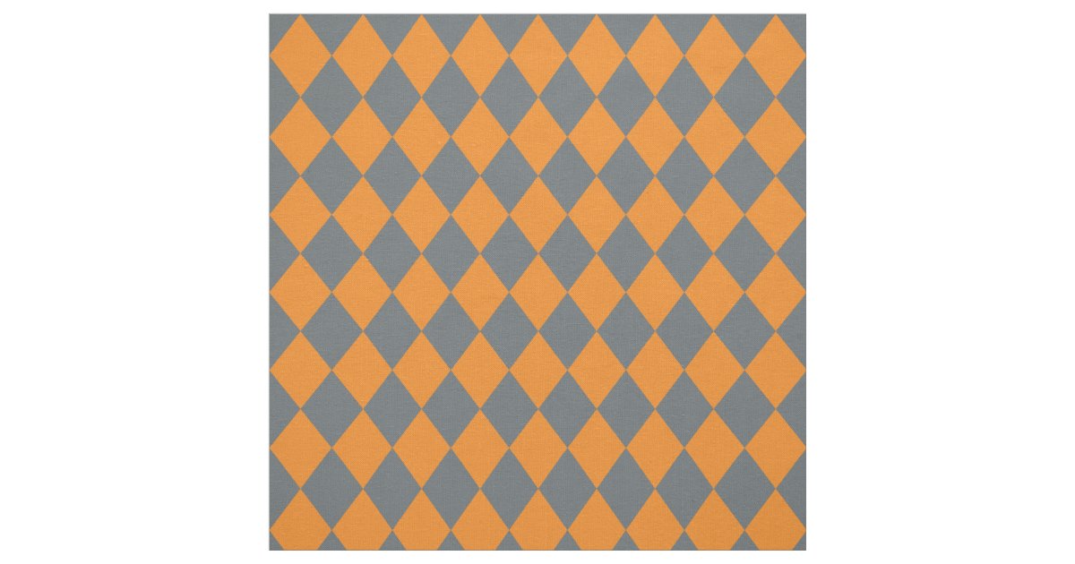 Geometric Diamond Pattern Fabric | Zazzle