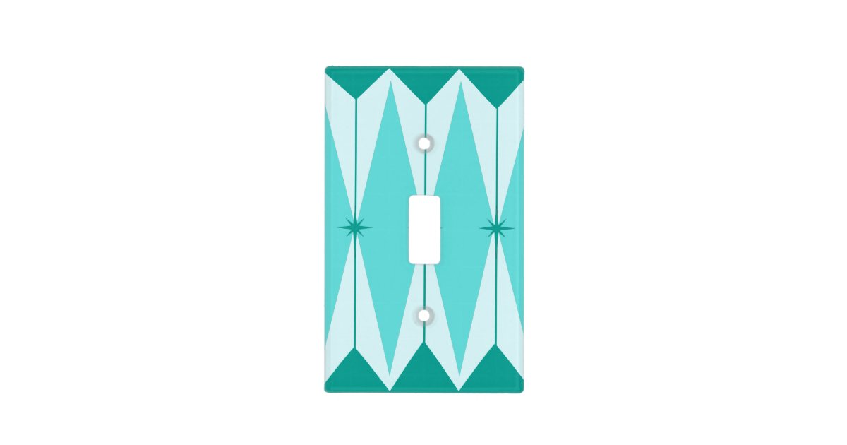 Geometric Diamonds & Starbursts Light Switch Cover | Zazzle