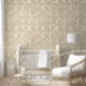 Geometric Elegance: Beige Abstract 3D Wallpaper | Zazzle