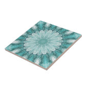 Geometric Floral Beach Star Bathroom Tile | Zazzle