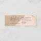 Geometric Gold Kraft Printed Lt Pastel Pink Refer Mini Business Card ...
