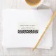 Geometric Greek Key Classic Chic Wedding Address Label | Zazzle