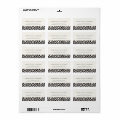 Geometric Greek Key Classic Chic Wedding Address Label | Zazzle