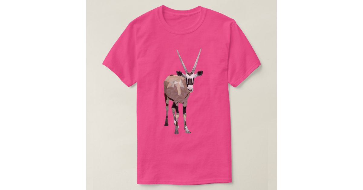 Geometric Oryx T-Shirt | Zazzle