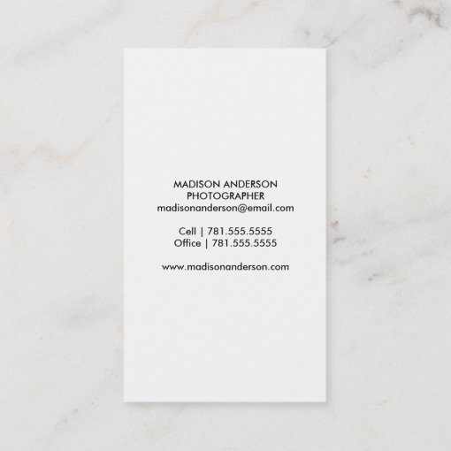 Geometric Overlay | Photography Business Cards | Zazzle