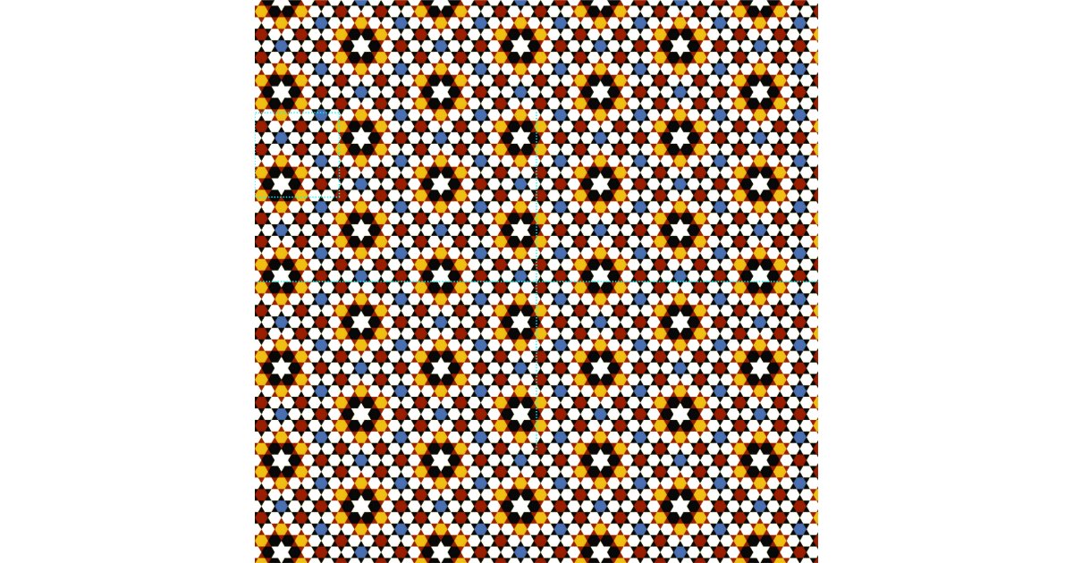 Geometric Pattern Fabric | Zazzle