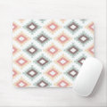 Geometric pattern in aztec style mouse pad | Zazzle