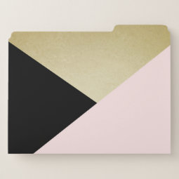 Geometric Pattern Modern File Folder | Zazzle