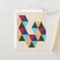 Geometric Pattern Play III Postcard | Zazzle