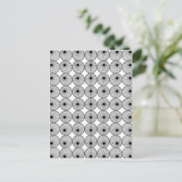 Geometric Pattern Postcard | Zazzle