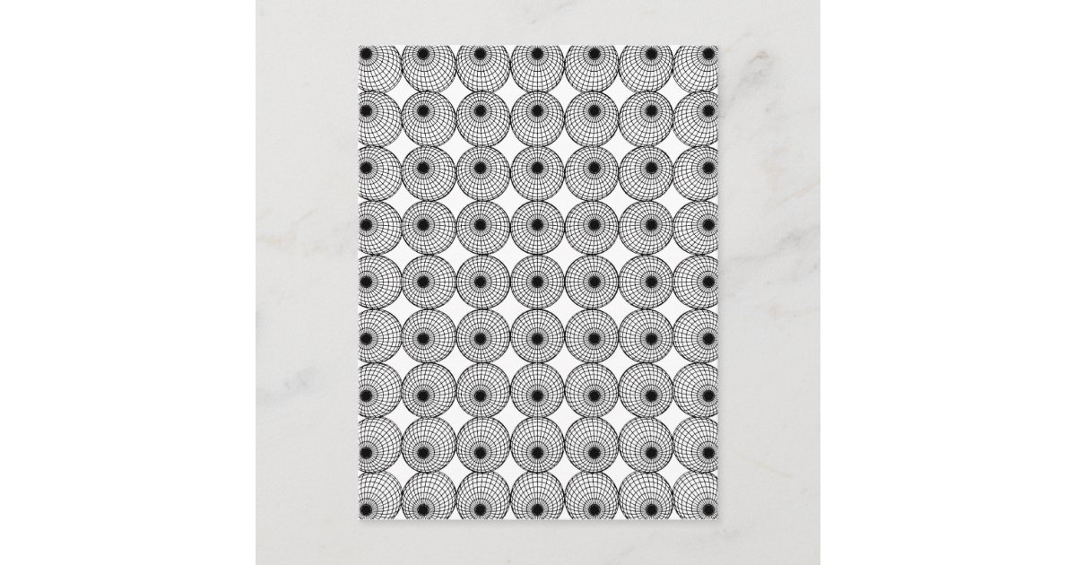 Geometric Pattern Postcard | Zazzle