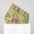 Geometric Retro 1950s Midcentury Modern Colorful Tissue Paper | Zazzle