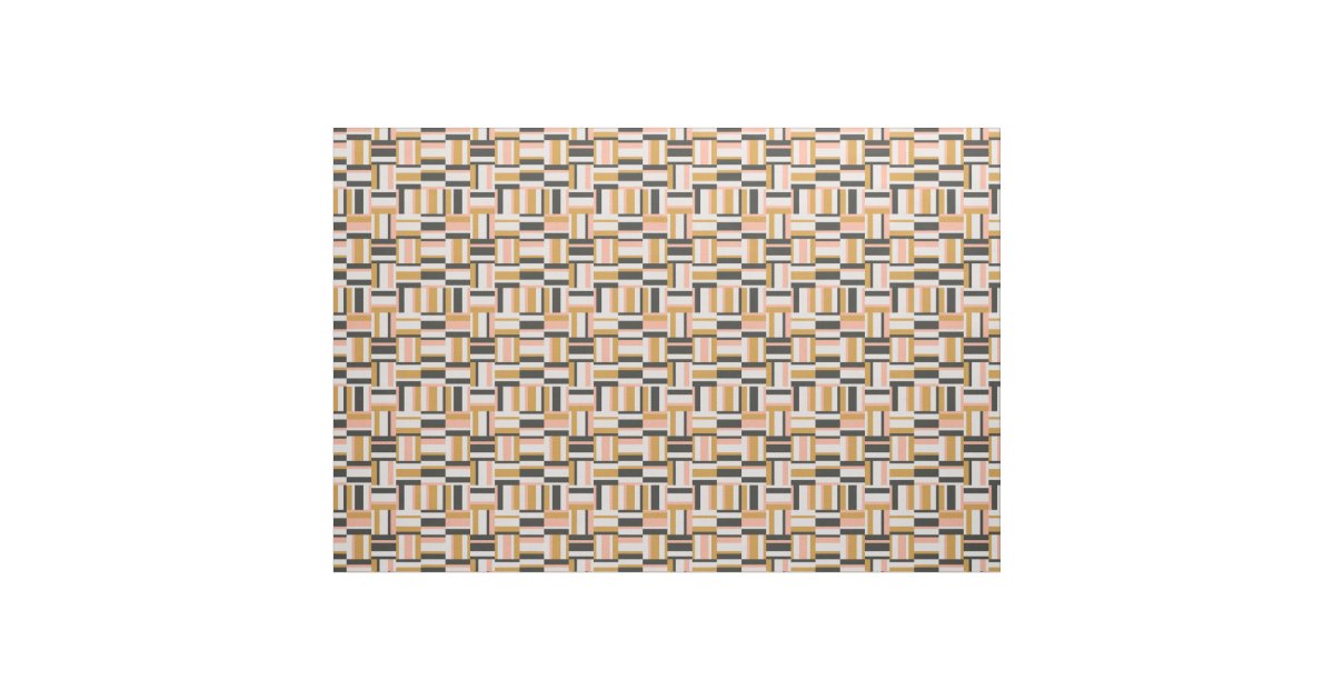 Geometric Shape Pattern Fabric | Zazzle