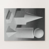 Geometric Shape Shading Jigsaw Puzzle | Zazzle
