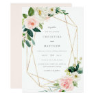 Simple Geometry Heart and Arrow Dark Gray Wedding Invitation | Zazzle.com