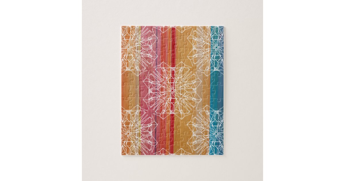 Geometric Symmetry Jigsaw Puzzle | Zazzle