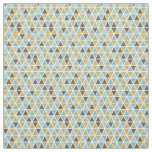 Angular Geometric Retro Pattern Fabric | Zazzle