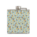 Geometric Triangle Pattern Flask | Zazzle