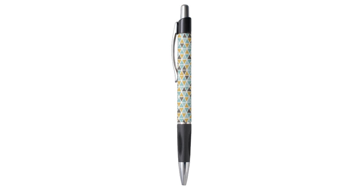 Geometric Triangle Pattern Pen | Zazzle