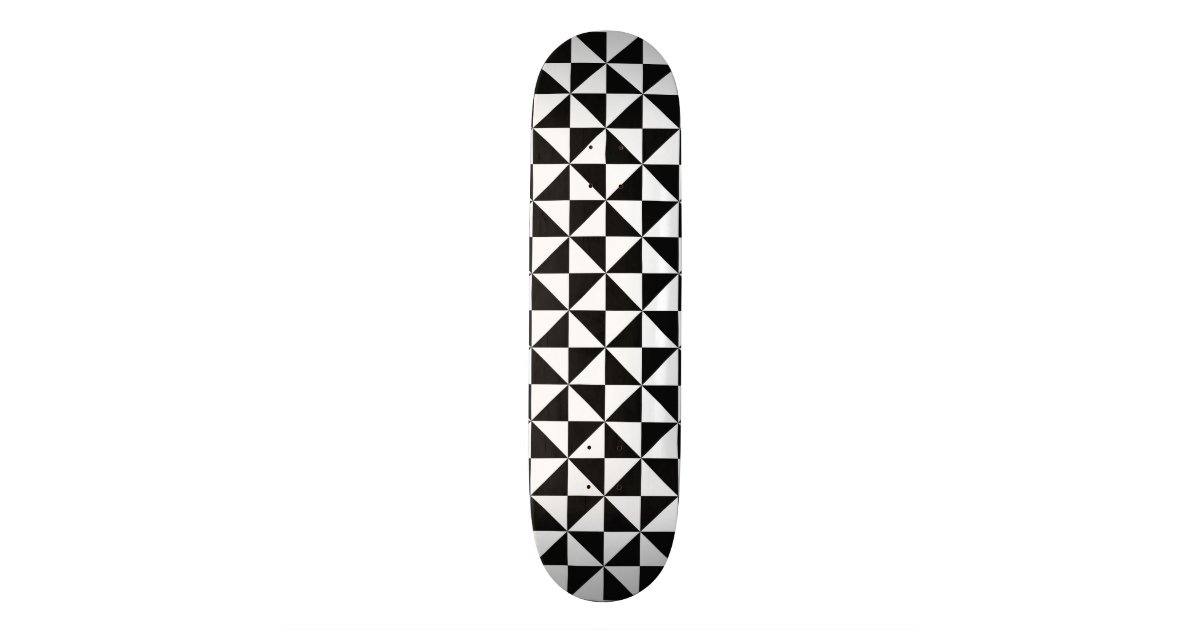 geometric triangles skateboard | Zazzle.com