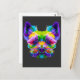 Geometric Yorkshire Terrier Yorkie Art Animal Love Postcard | Zazzle