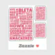 Geordie slang Northern English language Sticker | Zazzle
