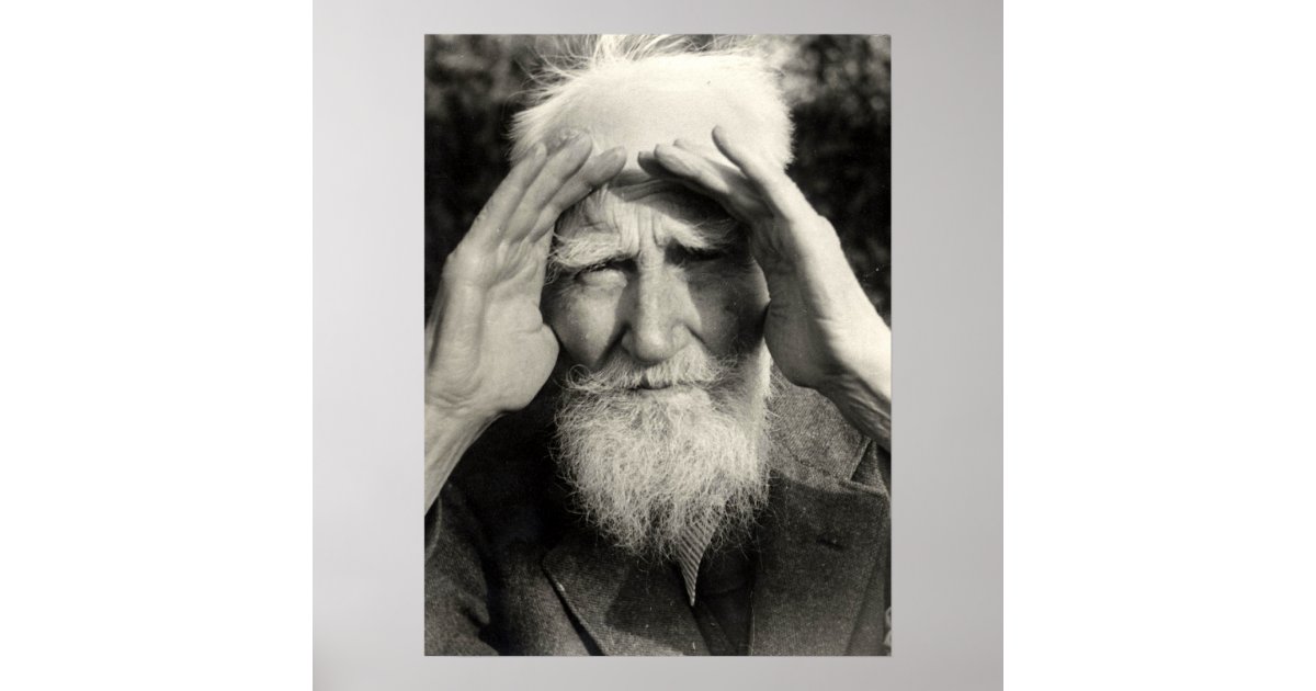 George Bernard Shaw Poster | Zazzle