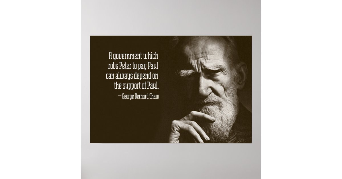 George Bernard Shaw Quote Poster | Zazzle