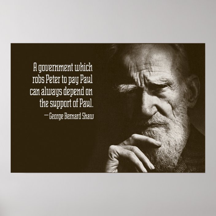 George Bernard Shaw Quote Poster | Zazzle.com