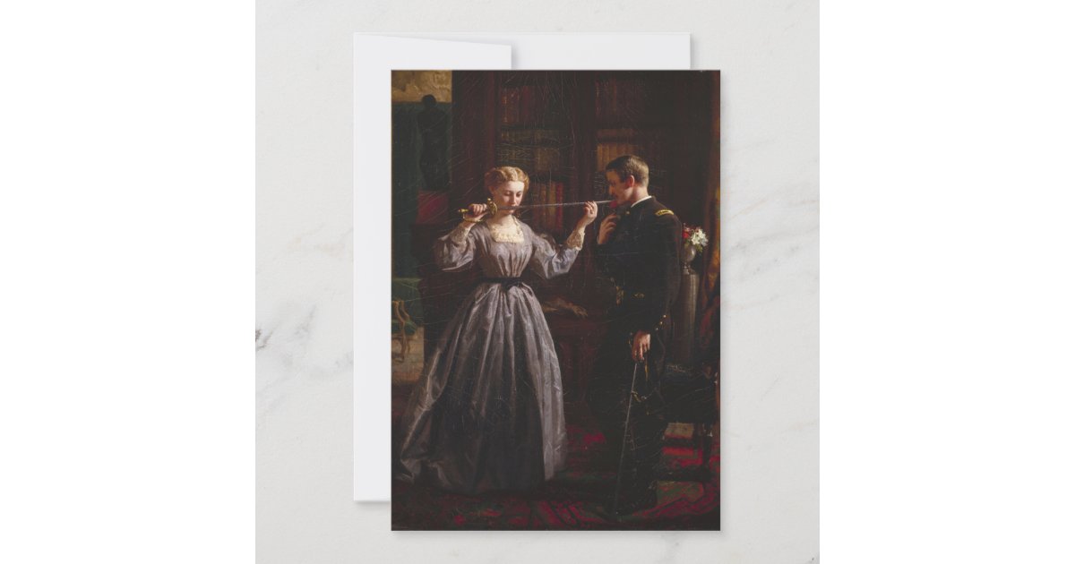 George Cochran Lambdin - The Consecration, 1861 Invitation | Zazzle
