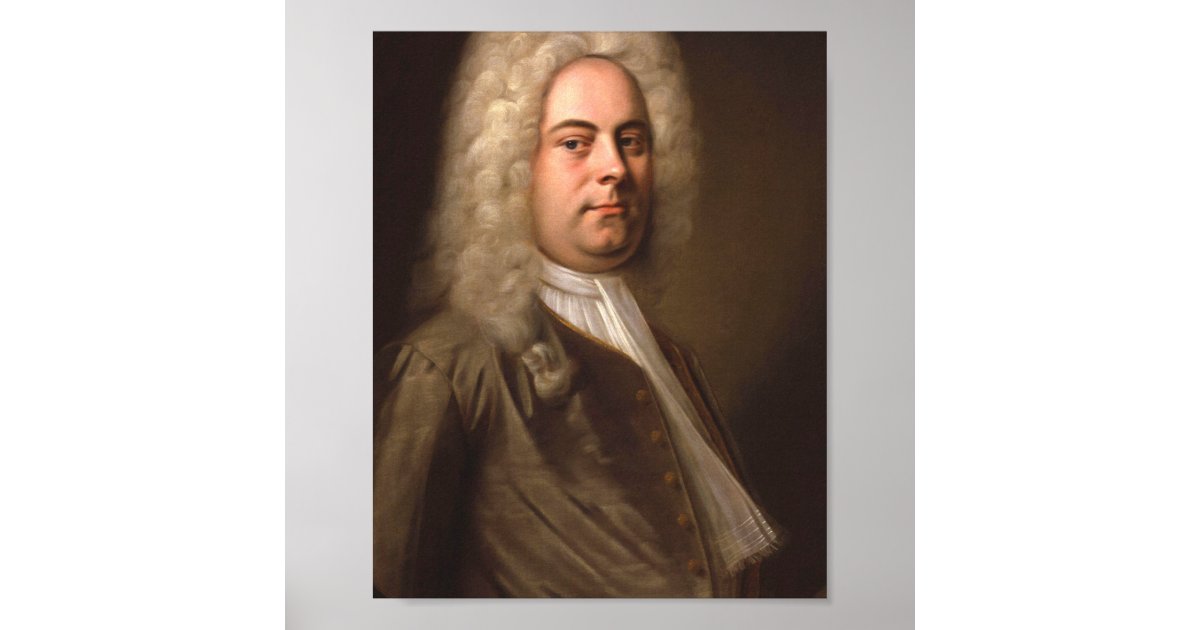 George Frideric Handel Portrait Poster | Zazzle
