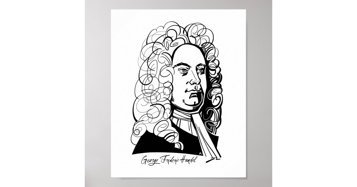George Frideric Handel Poster | Zazzle