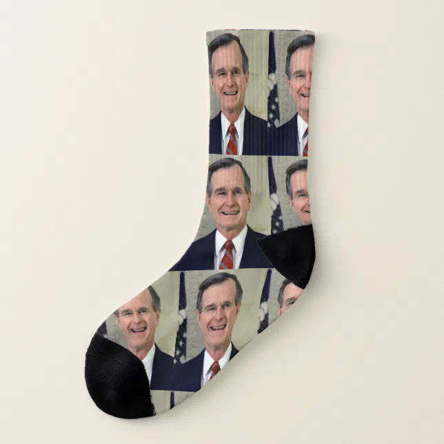 George H W Bush Socks | Zazzle