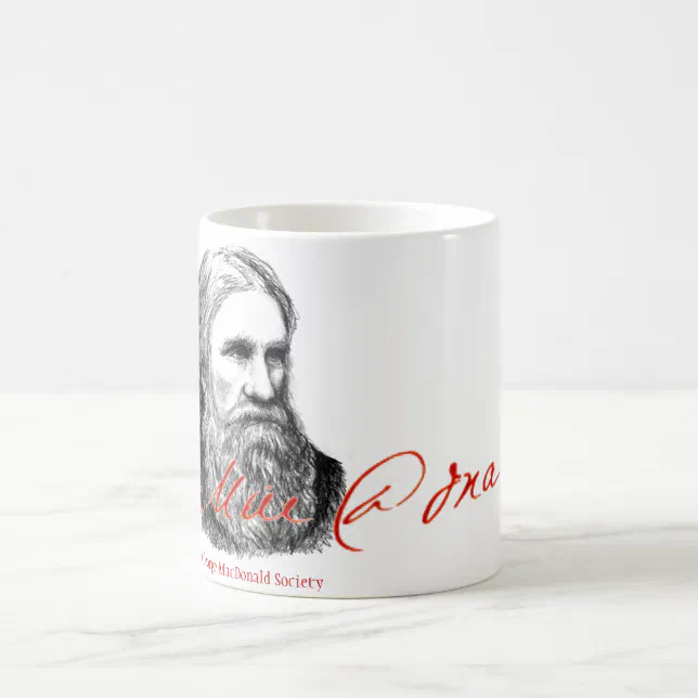 George MacDonald Portrait-Signature Mug | Zazzle