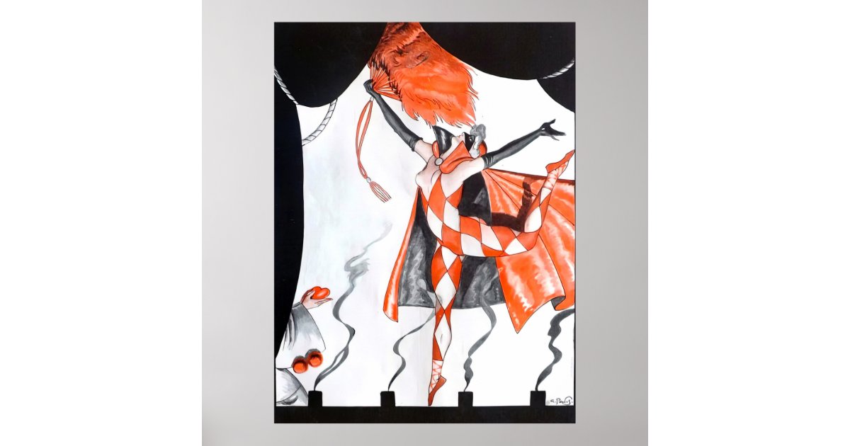 George Pavis - L'Eternelle Pantomime, 1923 Poster | Zazzle