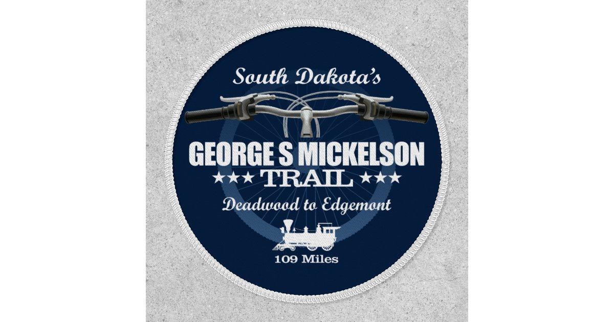 George S Mickelson Trail (H2) Patch | Zazzle