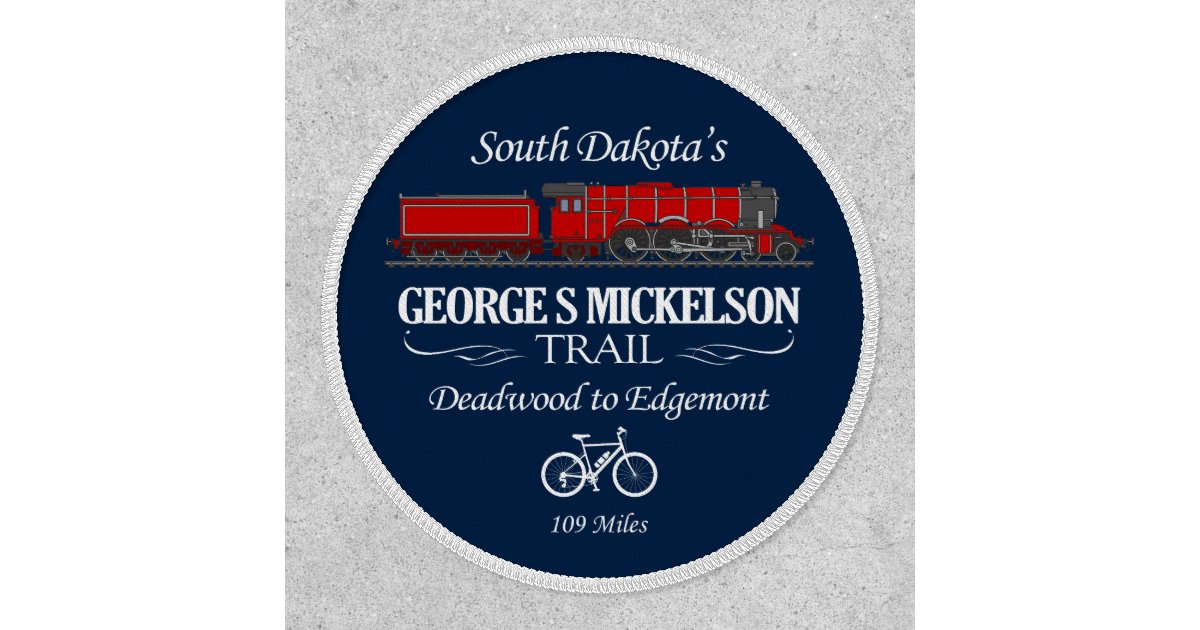 George S Mickelson Trail (RT2) Patch | Zazzle
