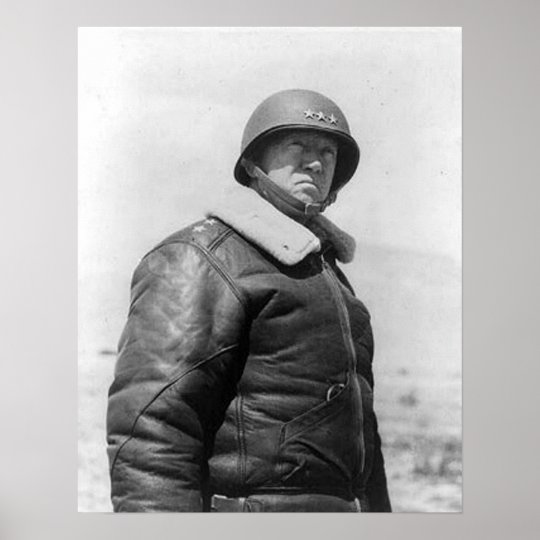 George S Patton Poster | Zazzle.com