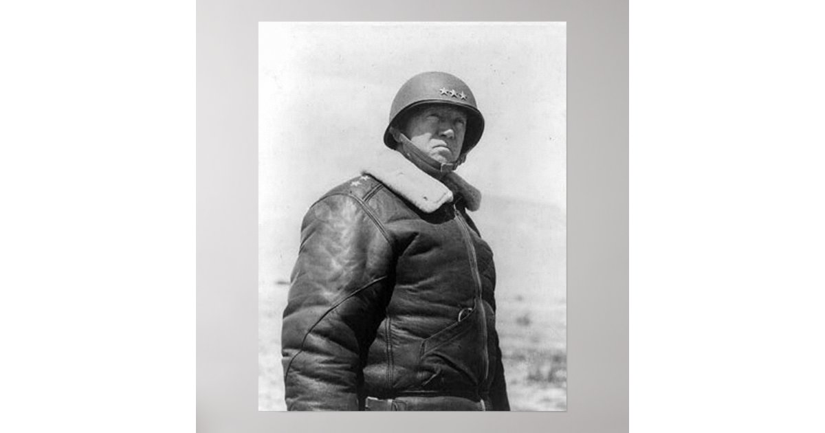 George S Patton Poster | Zazzle