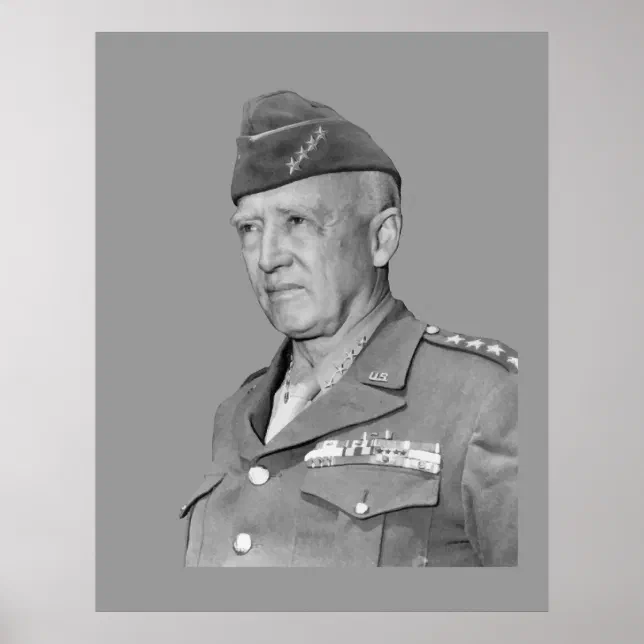 George S. Patton Poster | Zazzle