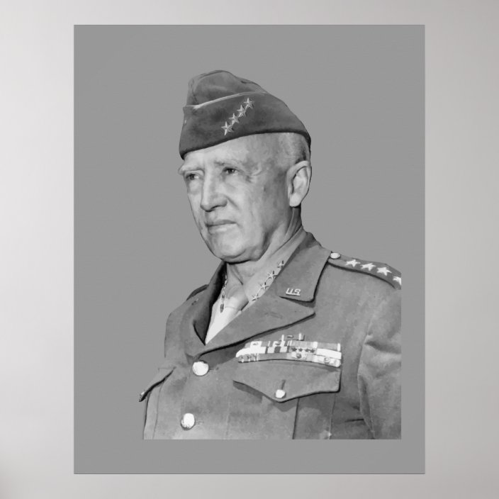 George S. Patton Poster | Zazzle.com