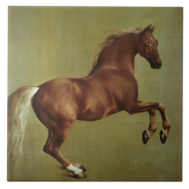 George Stubbs | Whistlejacket, 1762 Tile | Zazzle