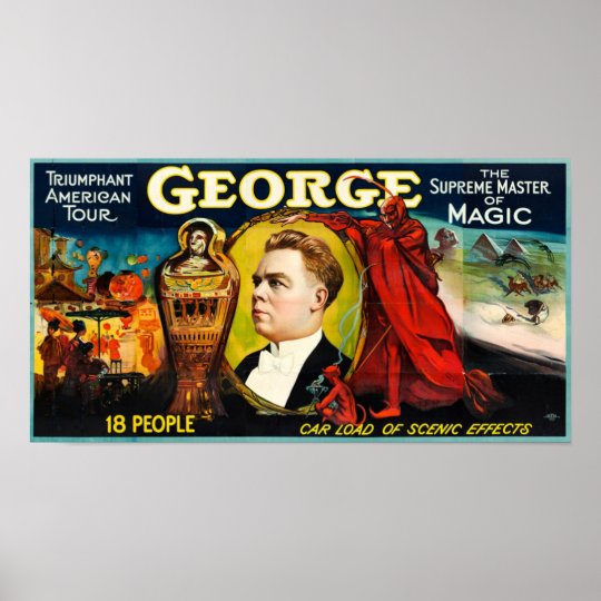George --Triumphant American Tour Poster | Zazzle.com