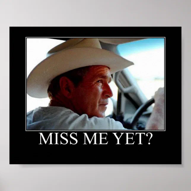 George W. Bush Poster | Zazzle