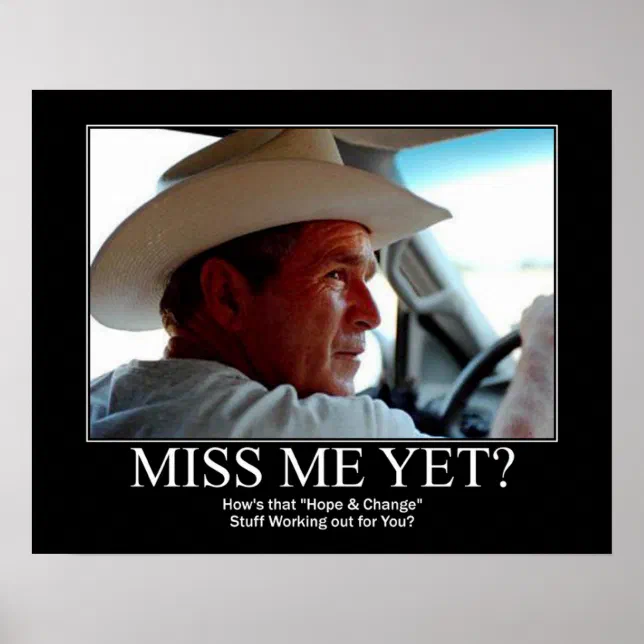 George W. Bush Poster | Zazzle