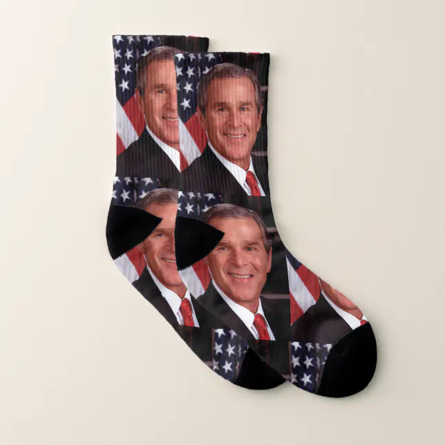 George W. Bush Socks | Zazzle