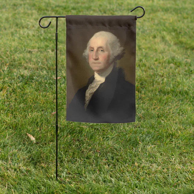 George Washington 1st American President by Stuart Garden Flag | Zazzle