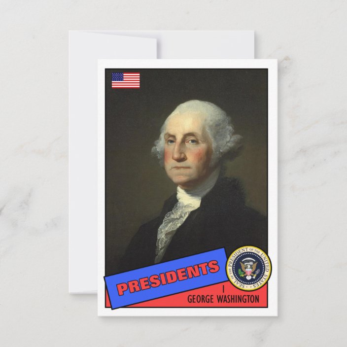 George Washington Baseball Card | Zazzle.com
